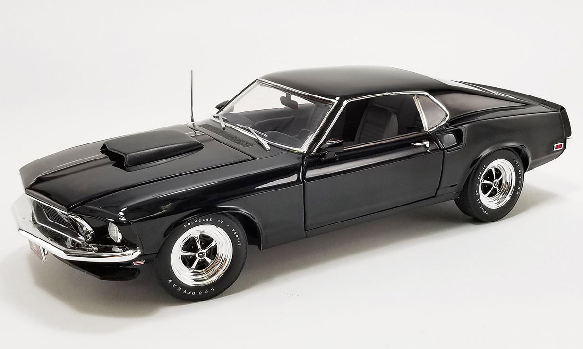 1:18 1969 Ford Mustang BOSS 429 -- Black Job 1 First Boss 429 Ever Bui