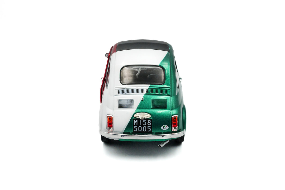 1:18 Fiat 500 1965 -- Italian Flag Tribute livery -- Solido