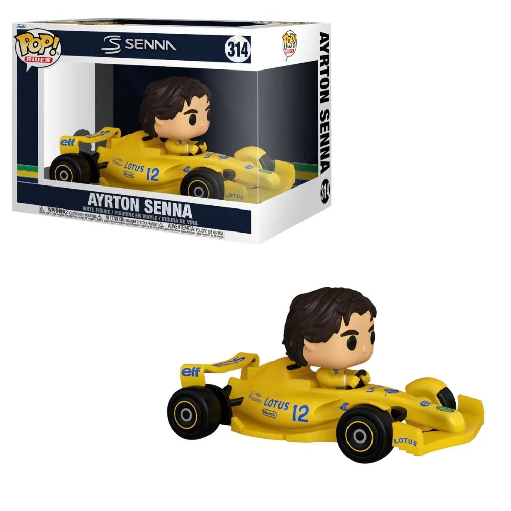 Ayrton Senna in Lotus F1 Car -- Pop! Vinyl Rides -- Funko Figurines FU