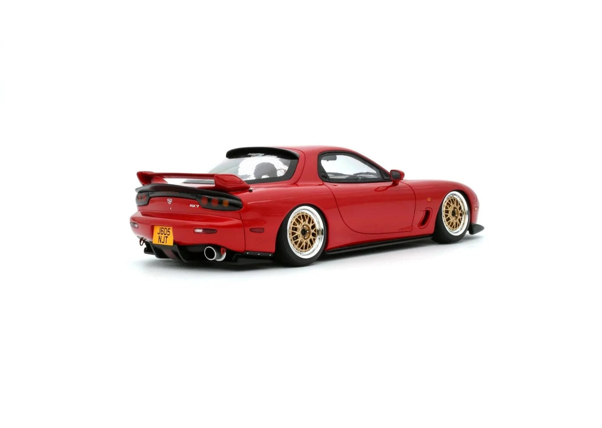 1:18 Mazda RX7 Khyzyl Saleem -- Red w/Gold Wheels -- Ottomobile