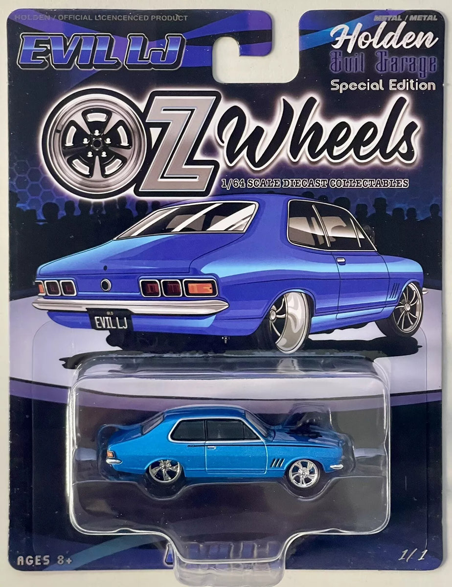 1:64 "EVIL LJ" -- Holden LJ Torana - Blue -- Oz Wheels FSD