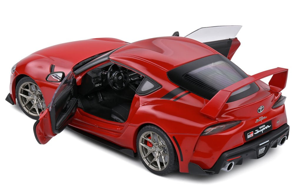 1:18 2023 Toyota GR Supra (A90) -- Streetfighter Prominence Red -- Sol