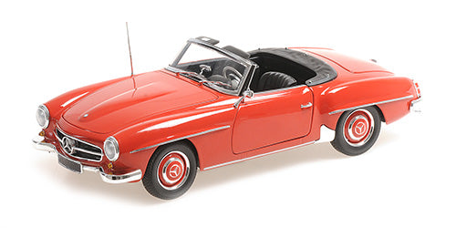 1:18 1955 Mercedes-Benz 190 SL (W121) -- Red -- Minichamps