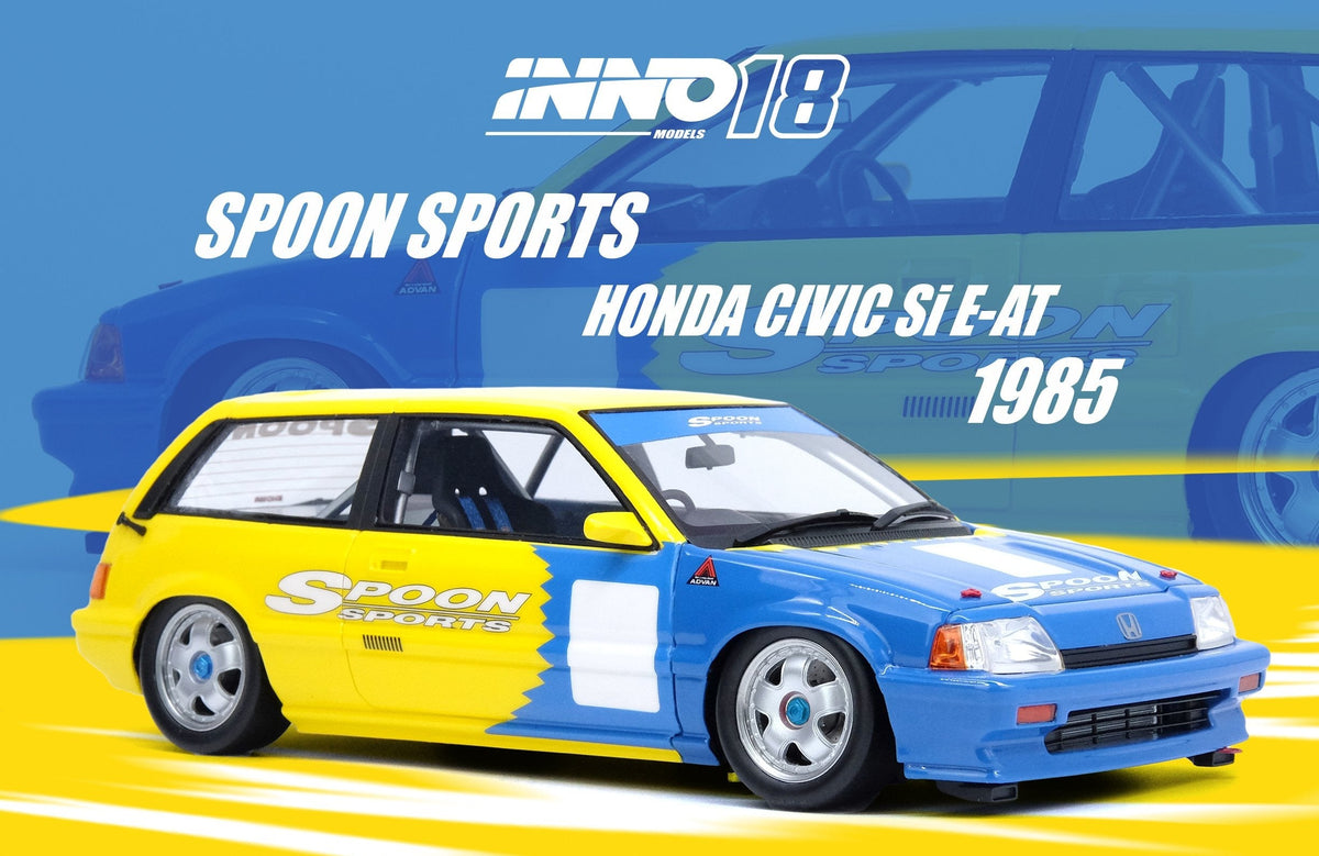 1:18 Honda Civic Si E-AT Gr.A -- Tuned by "SPOON SPORTS" 1985 -- INNO1