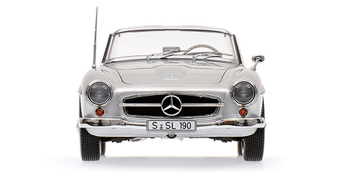 1:18 1955 Mercedes-Benz 190 SL (W121) -- Silver -- Minichamps