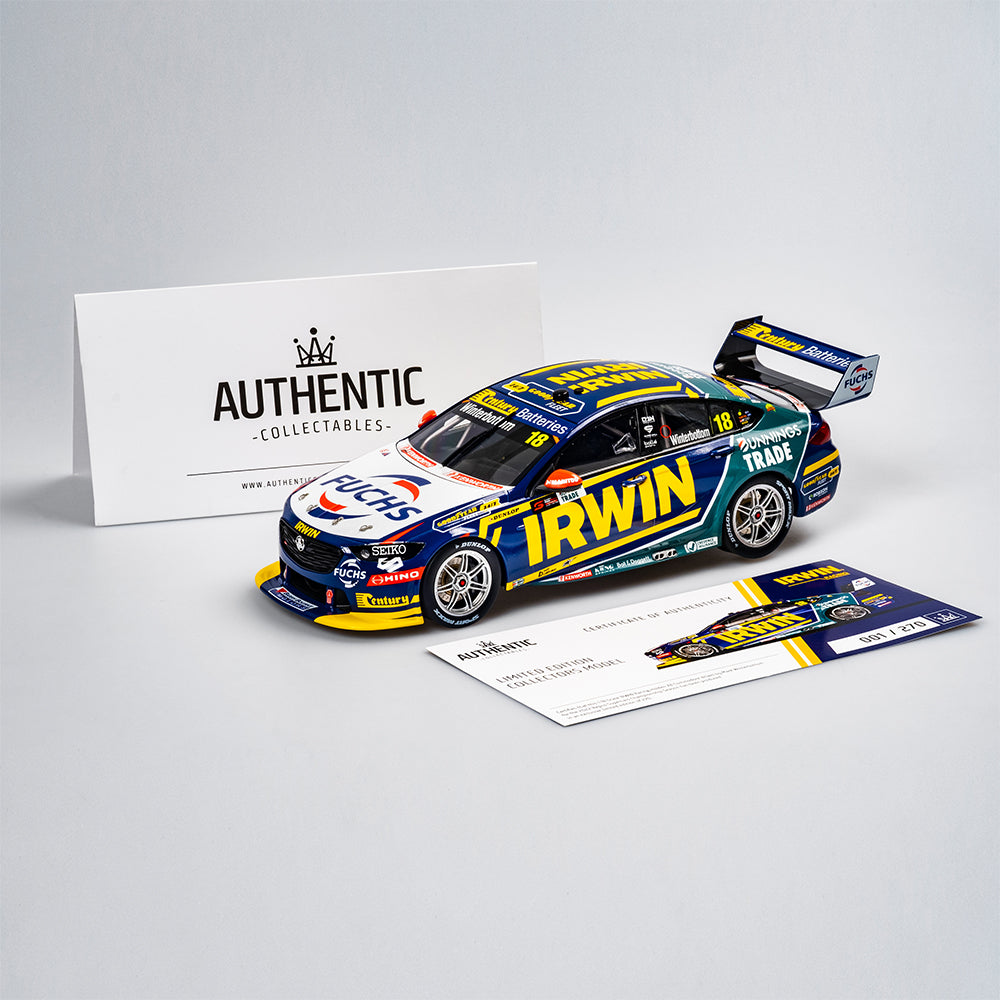 1:18 2022 Mark Winterbottom -- #18 IRWIN Racing -- Authentic Collectab