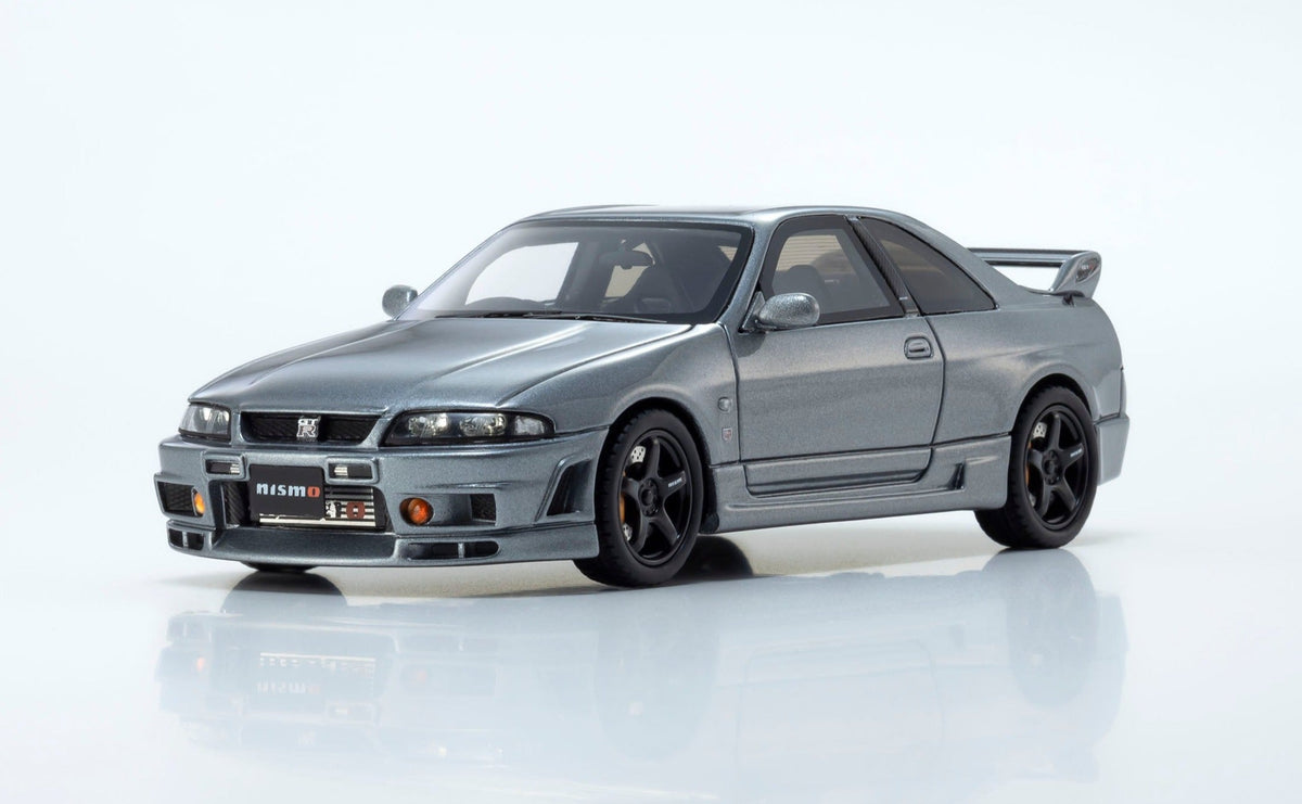 1:43 Nissan Skyline GT-R R33 NISMO Grand Touring -- Grey -- Kyosho