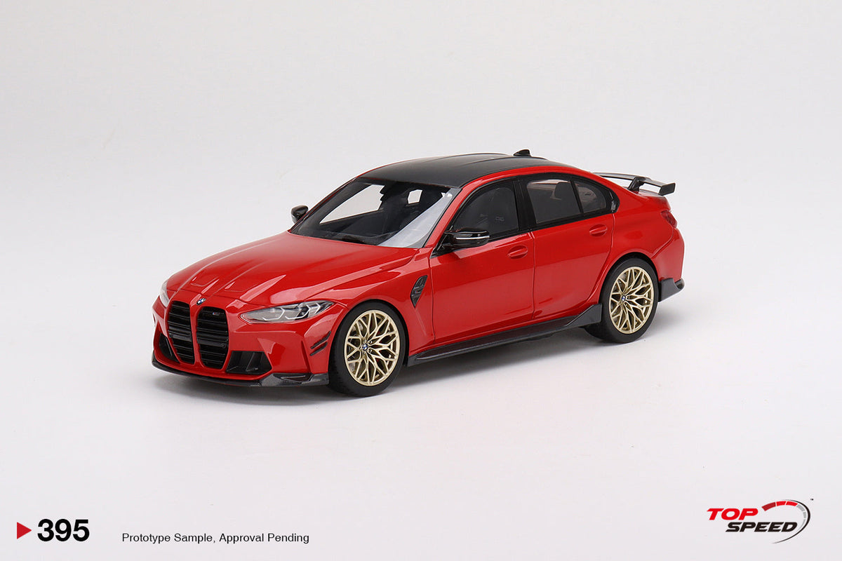 1:18 BMW M3 Competition (G80) -- Toronto Red Metallic -- TopSpeed Mode