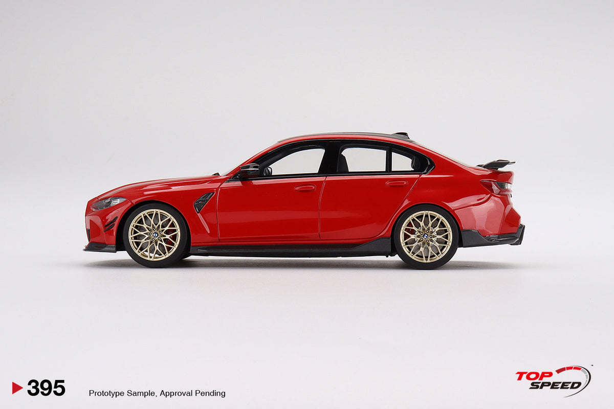 1:18 BMW M3 Competition (G80) -- Toronto Red Metallic -- TopSpeed Mode