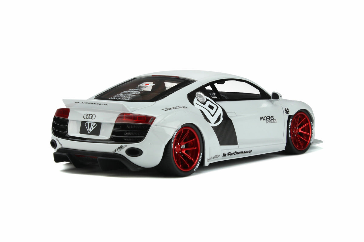1:18 Audi R8 LB-Works -- Glacier White -- GT Spirit