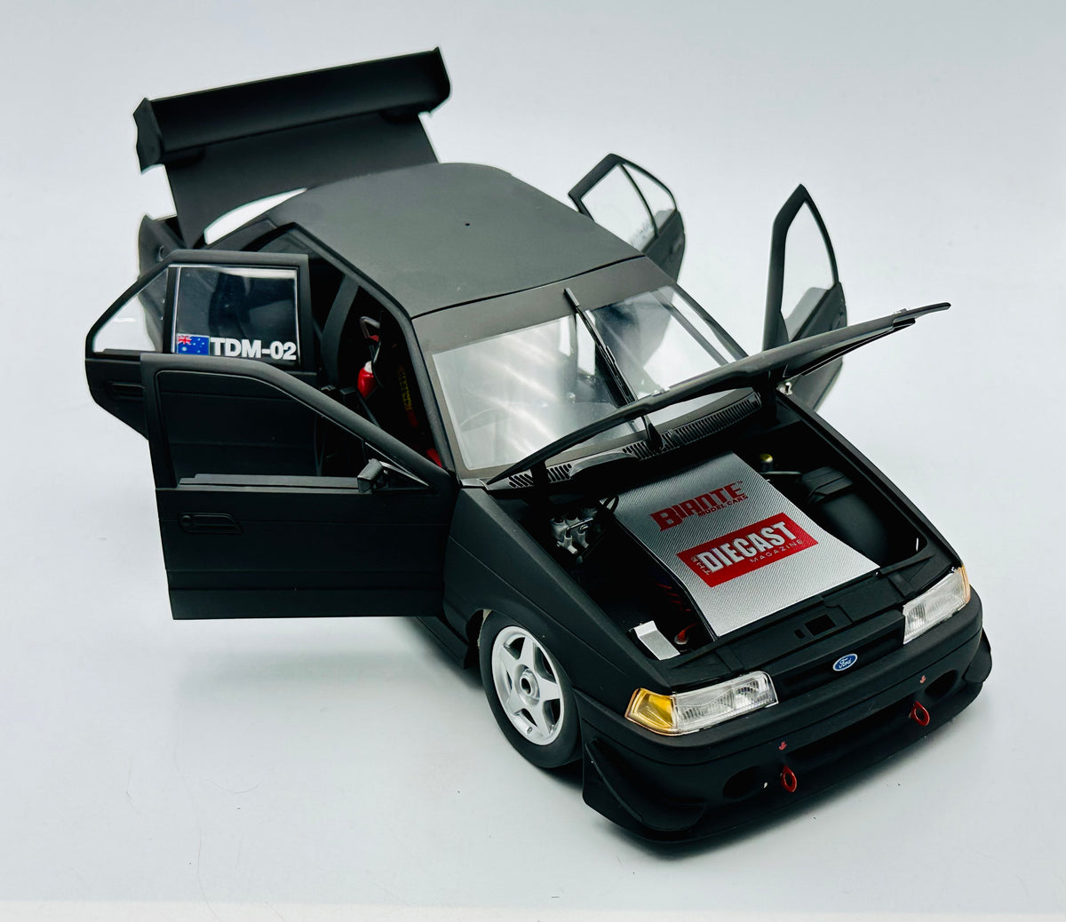 1:18 Ford EB Falcon -- Satin Black -- 2012 Diecast Magazine Exclusive