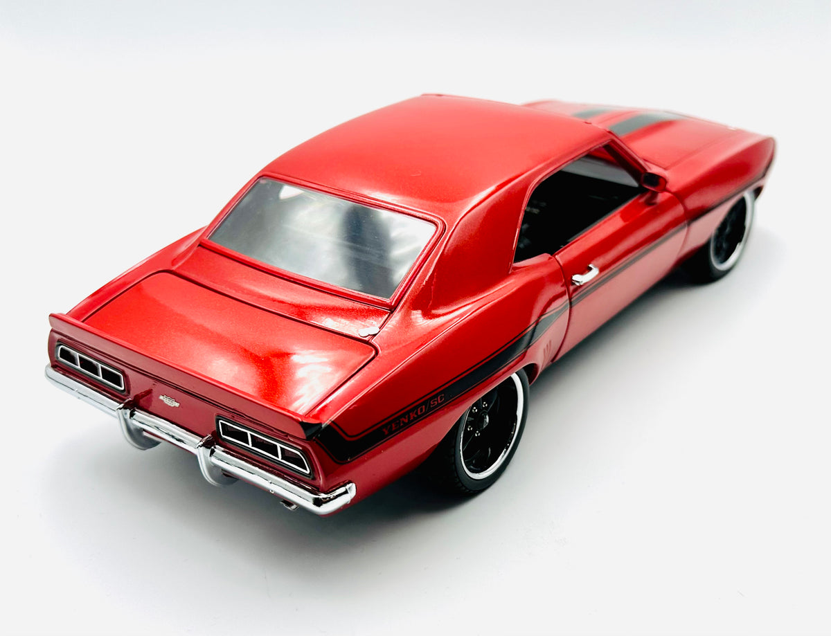 1:18 1969 Chevrolet Camaro Yenko S/C Street Fighter - Red (Sunset Oran